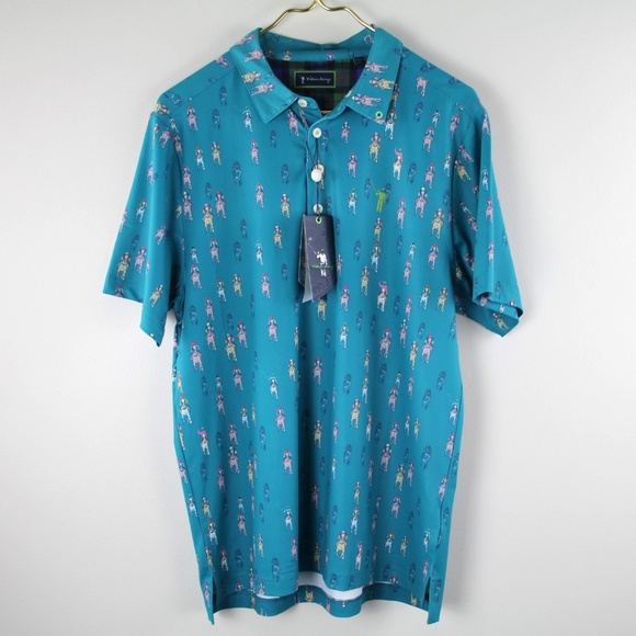 William Murray Golf | Shirts | William Murray And Theyre Off Turquoise ...